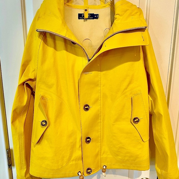 Polo Ralph Lauren | Jackets & Coats | Polo Ralph Lauren Yellow Rain ...